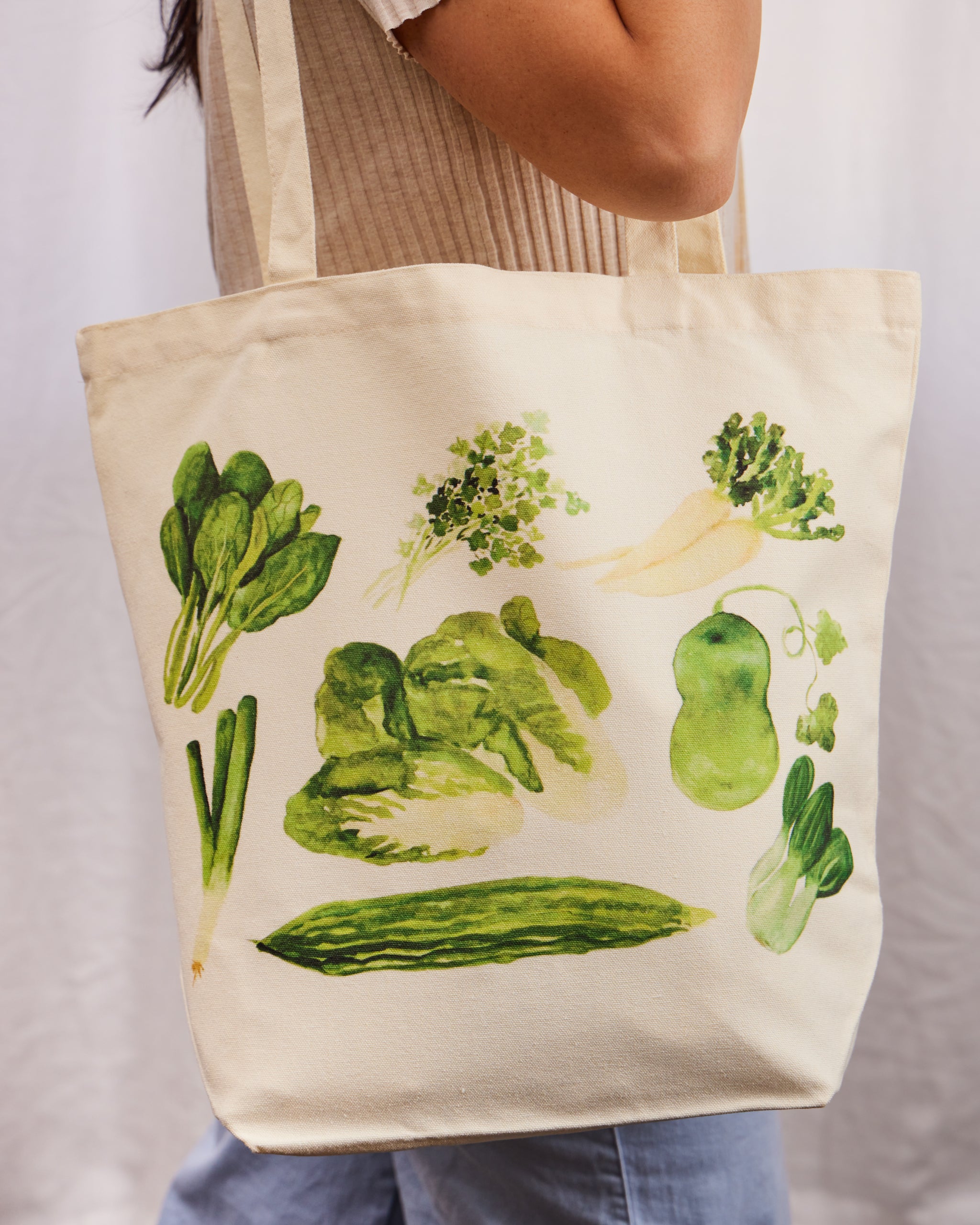 Asian Vegetable Tote Bag – Menmin Made