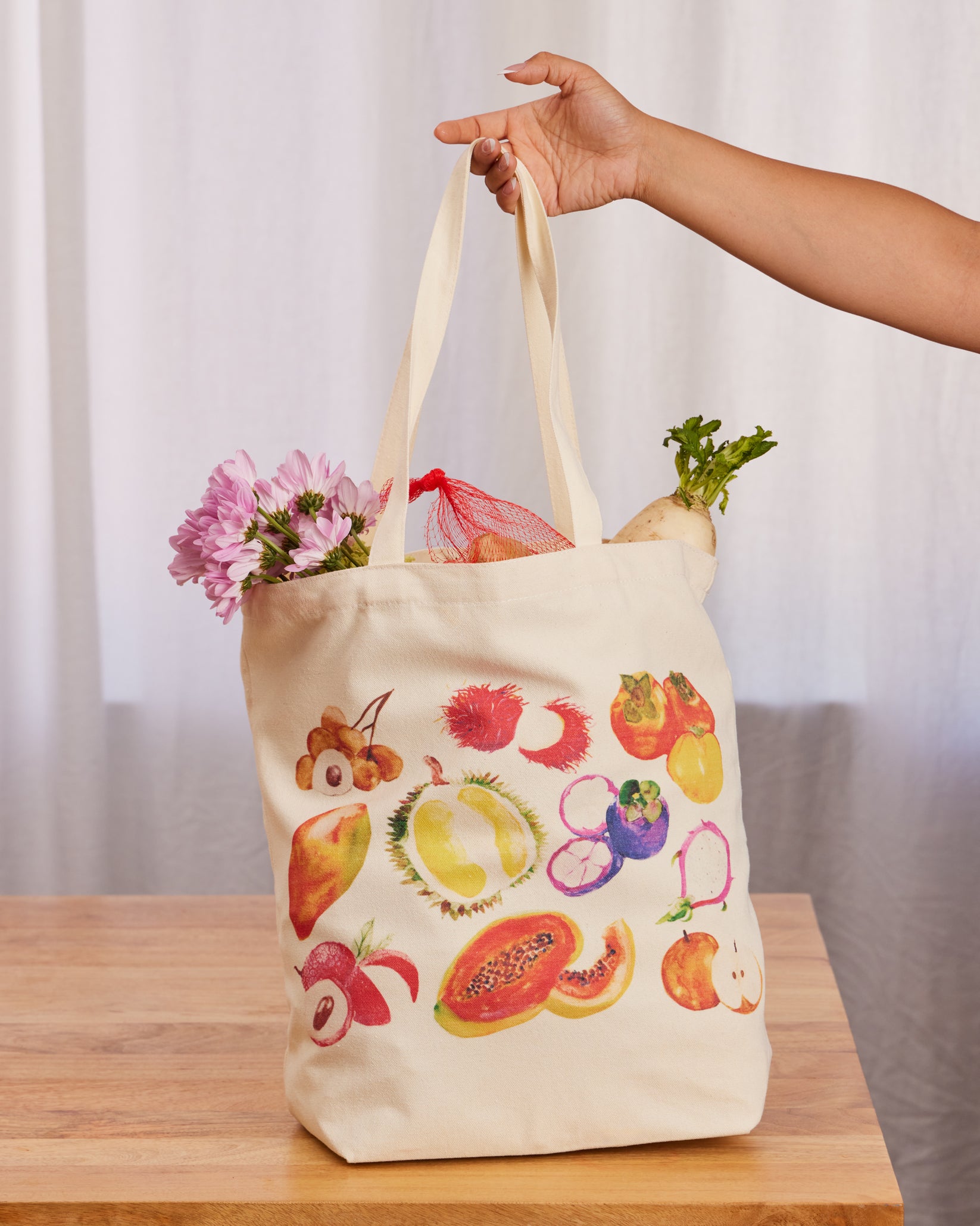 Asian Fruit Tote Bag – Menmin Made