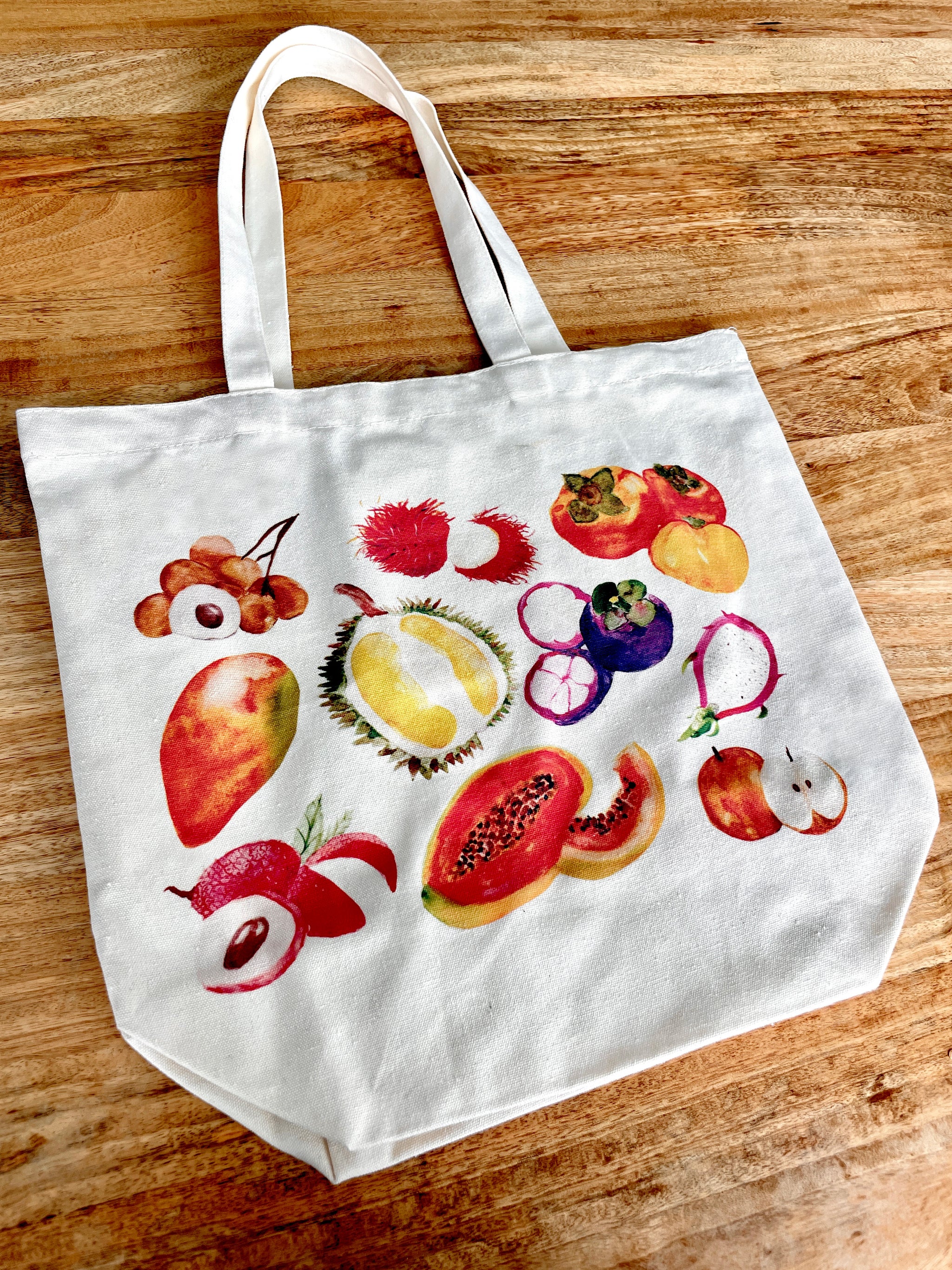 Asian Fruit Tote Bag (PRE-ORDER) – Menmin Made